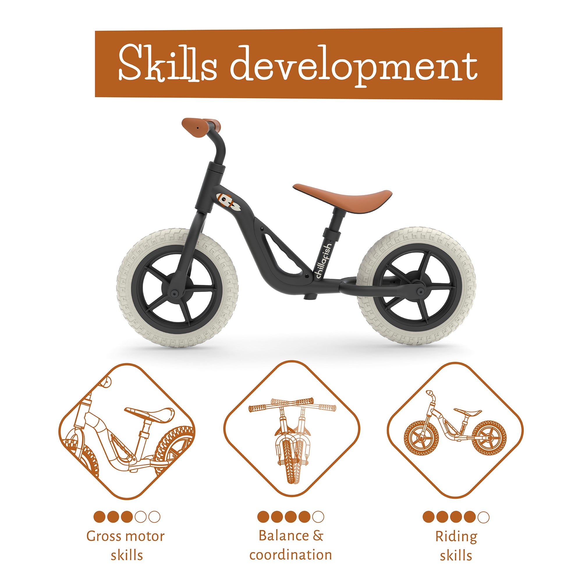 Charlie lightweight 10" balance bike – CHILLAFISH - Play Longer